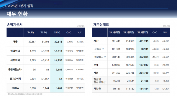 삼성SDI 2025년 3분기 실적발표 컨퍼런스콜 전문